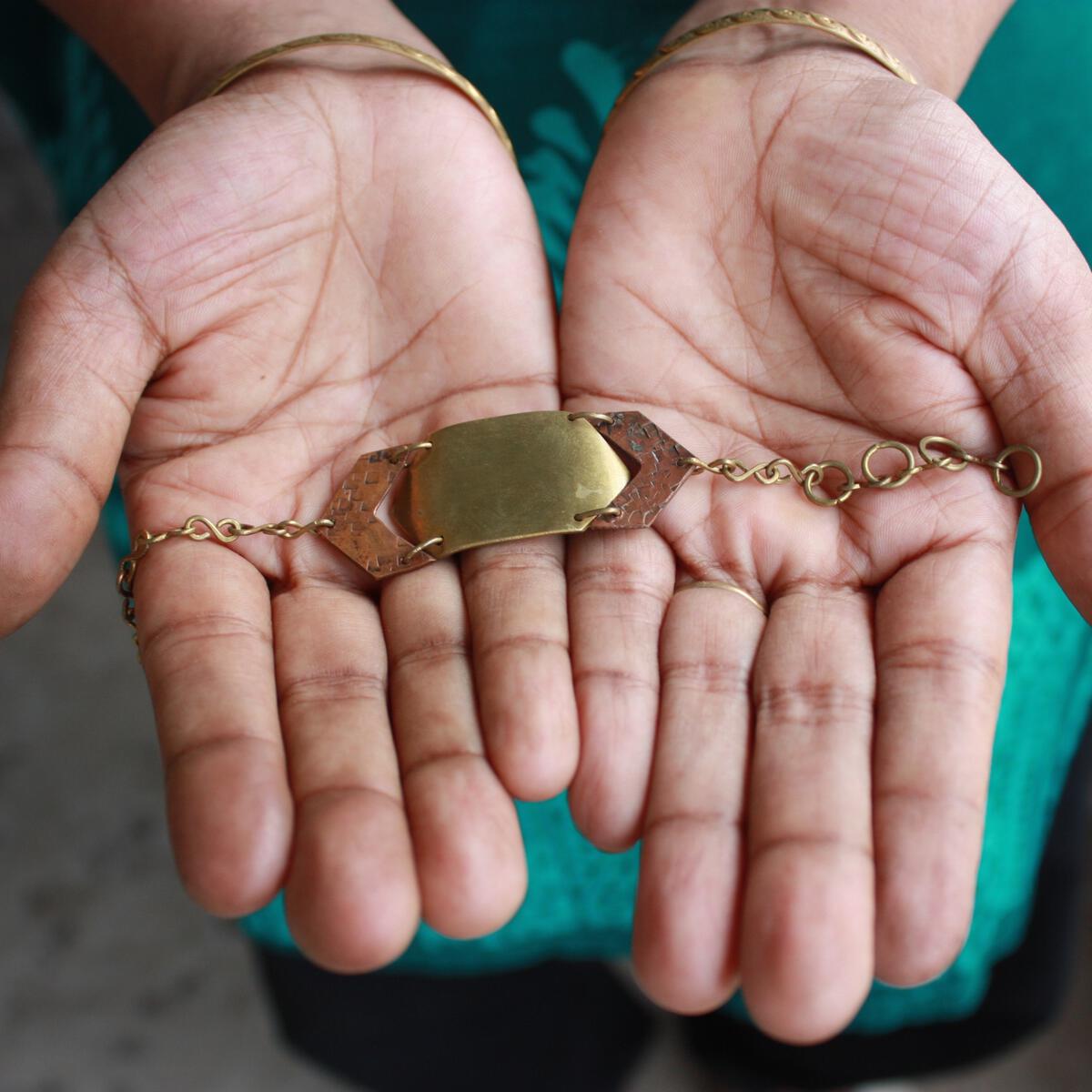 Chevron Bracelet | Basha Boutique