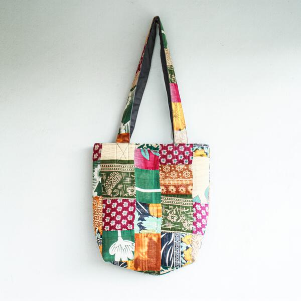 Patchwork Sari Tote Bag | Basha Boutique